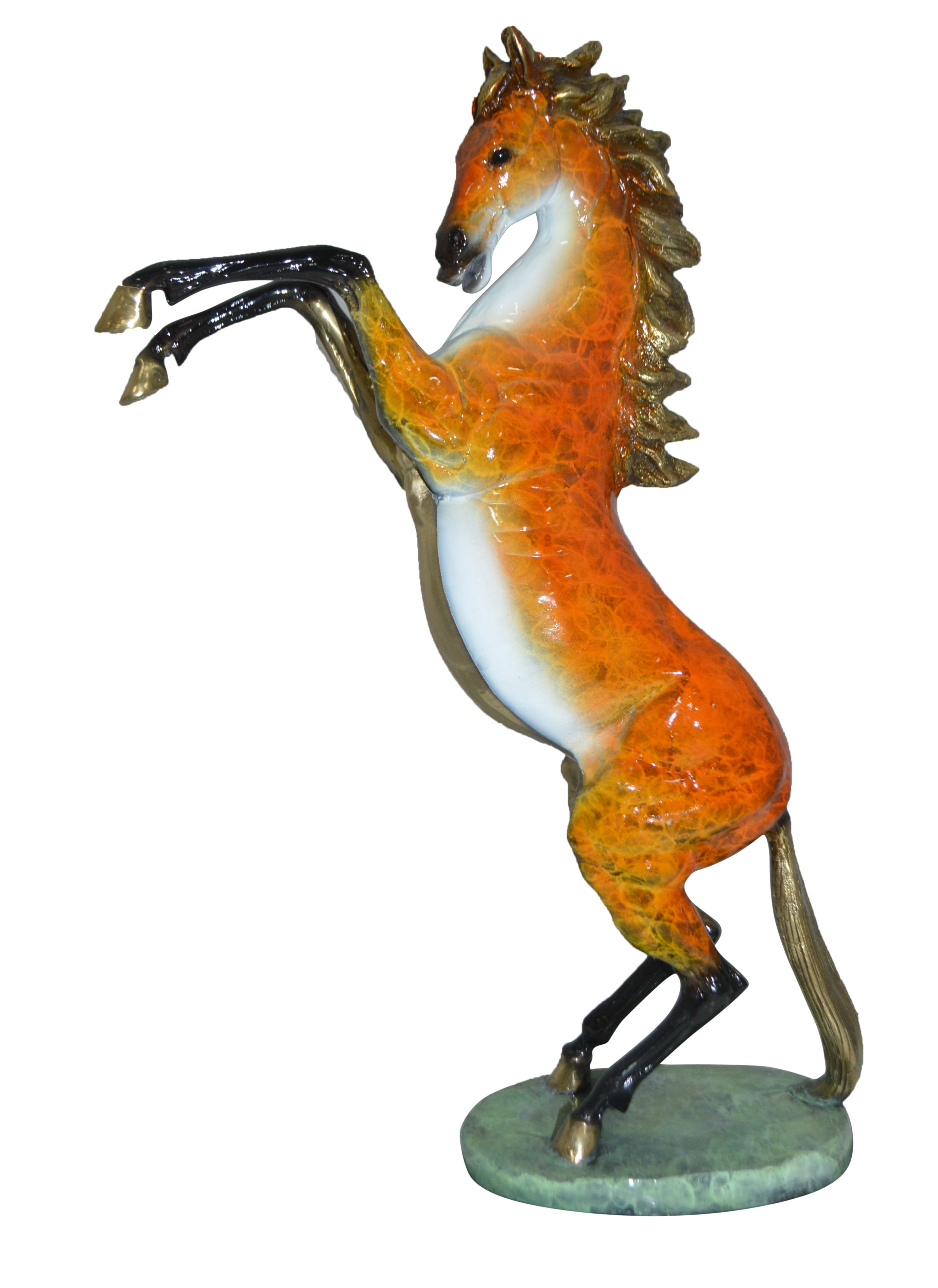 Red Barrel Studio Juhl Horse on a Marble Base Bronze Statue - Size: 20"L x 8"W x 27"H. - Wayfair ...
